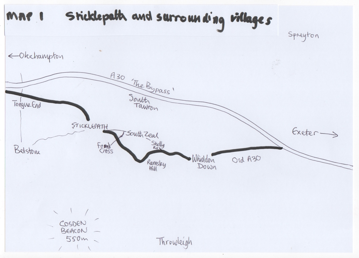 A Walk through #Sticklepath – Sticklepath a Village and its People