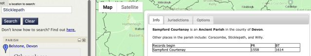 How to find out about That Place – Sticklepath a Village and its People